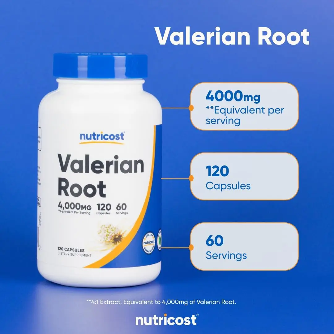 Nutricost Valerian Root 4000mg Capsules In Pakistan | Relaxation - Well ...