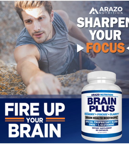 Arazo Nutrition Brain Plus Capsules In Pakistan - Well Mart - Well Mart