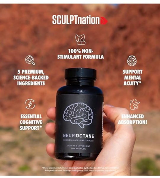 Sculpt Nation Neuroctane Brain Enhancement Capsules In Pakistan - Well Mart